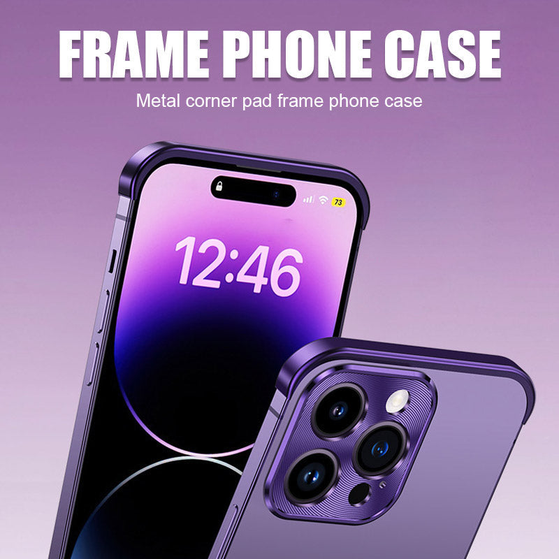 Metal Corner Pad Frame Phone Case – cexcshop