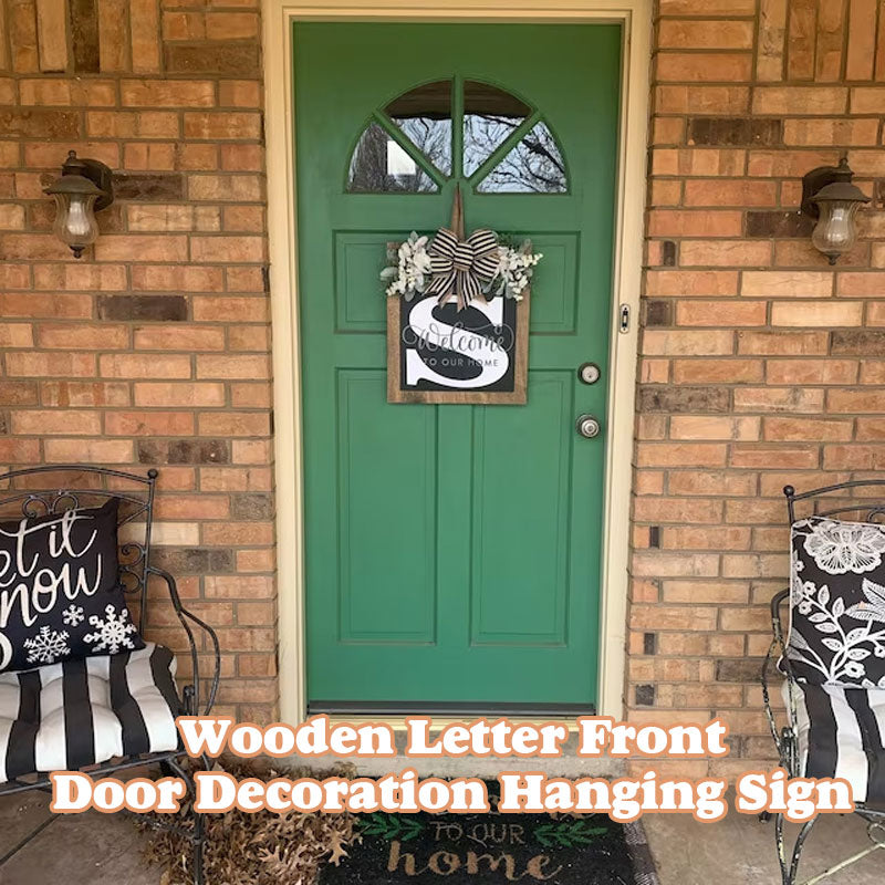 Wooden Letter Front Door Decoration Hanging Sign – cexcshop