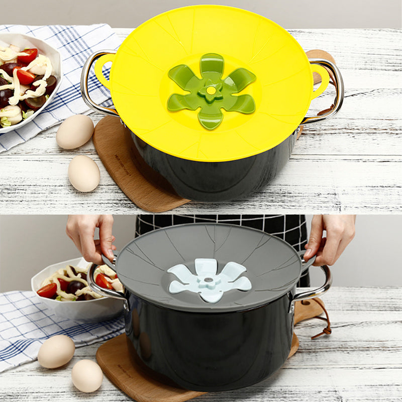 Silicone Flower-Shaped Anti-Overflow Lid – cexcshop