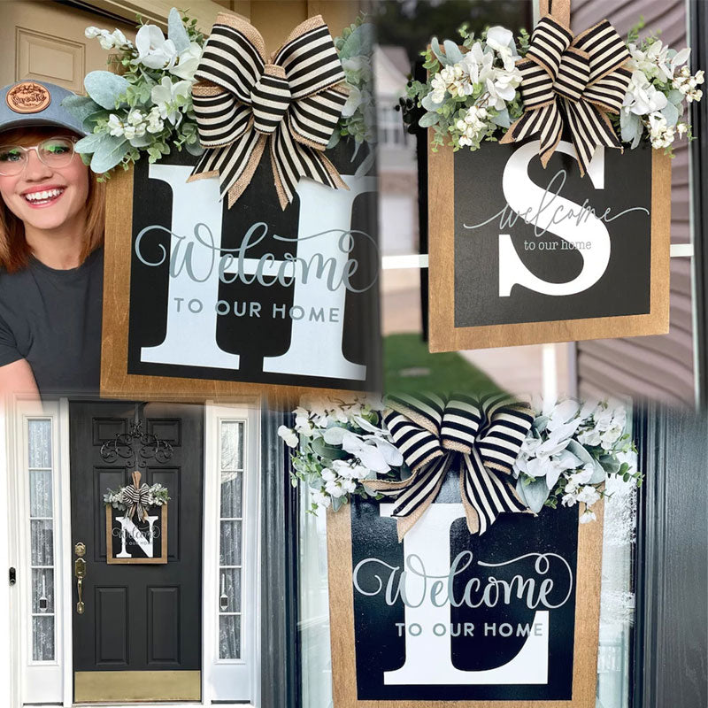 Wooden Letter Front Door Decoration Hanging Sign – cexcshop